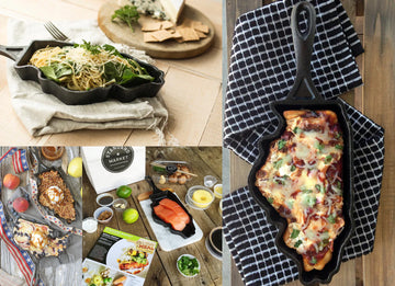 Illinois Shaped Cast Iron Skillet – American Skillet Co.