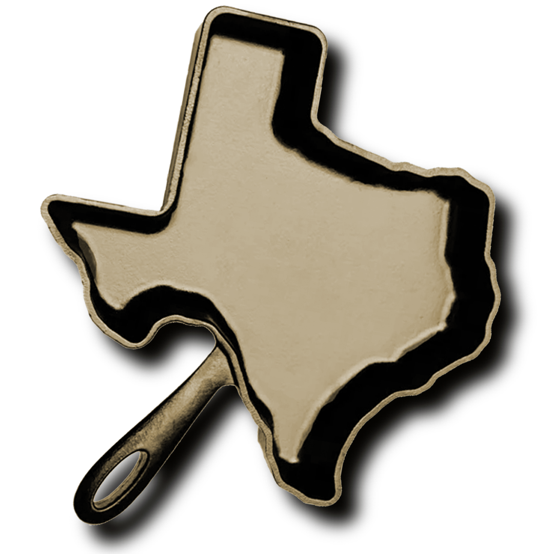 Texas Shaped Cast Iron Skillet – American Skillet Co.